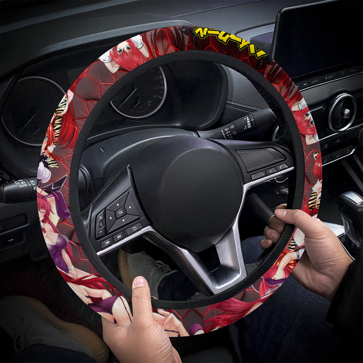 Rias Car Steering Wheel Covers – AnimeXtra